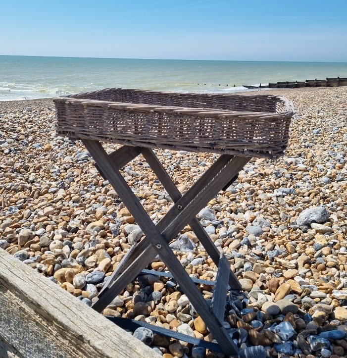 Distressed metal garden trug - Scandinavian boutique - hyggestyle.co.uk
