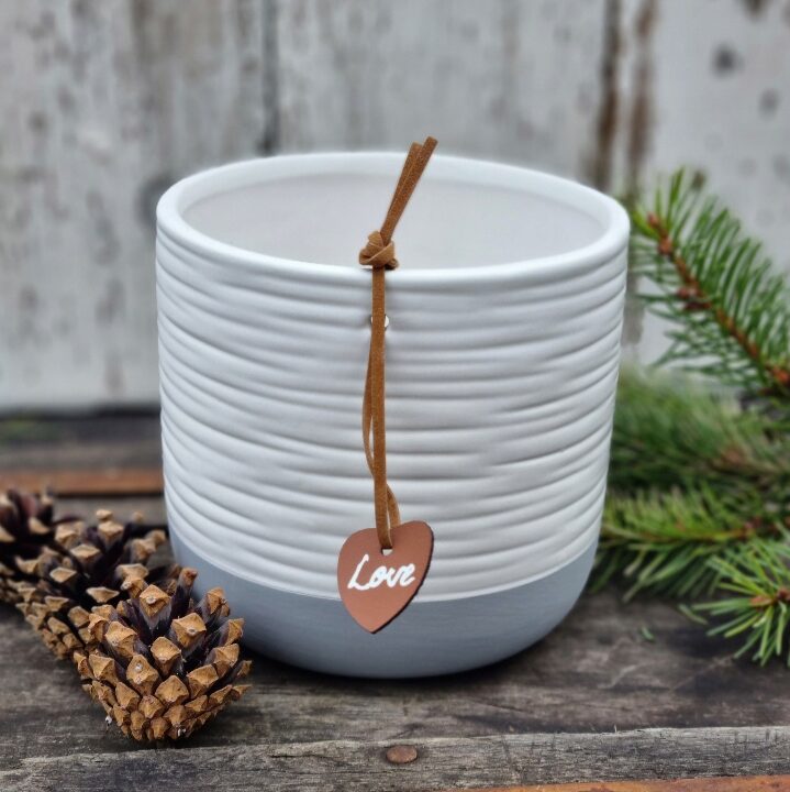 Rustic Scandi grey and white jug, 14cms - Scandinavian boutique - Hygge ...