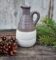 Rustic two-tone grey vase/jug - Scandinavian boutique - Hygge Style.co.uk