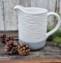 Rustic Scandi grey and white jug, 14cms - Scandinavian boutique - Hygge ...