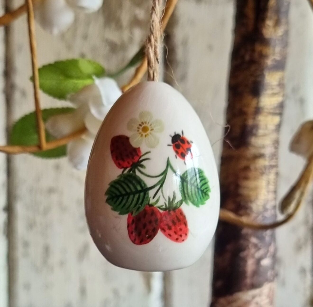 Set of 4 brown wool mini Easter bunnies with felt carrots by Gisela ...